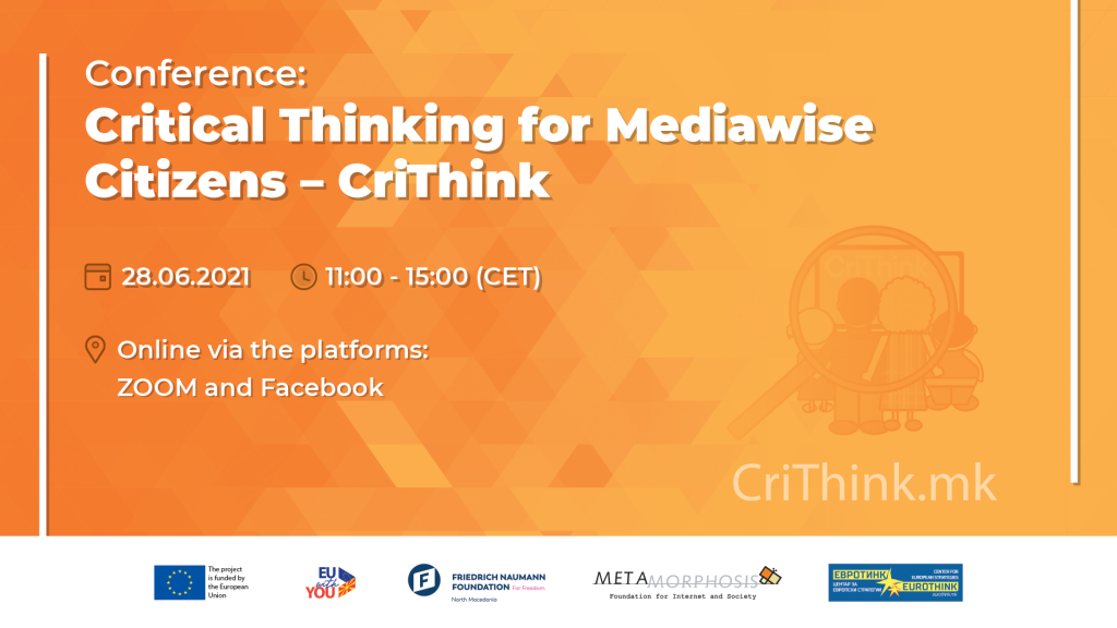 Conference: Critical Thinking for Mediawise Citizens | Media Literacy ...